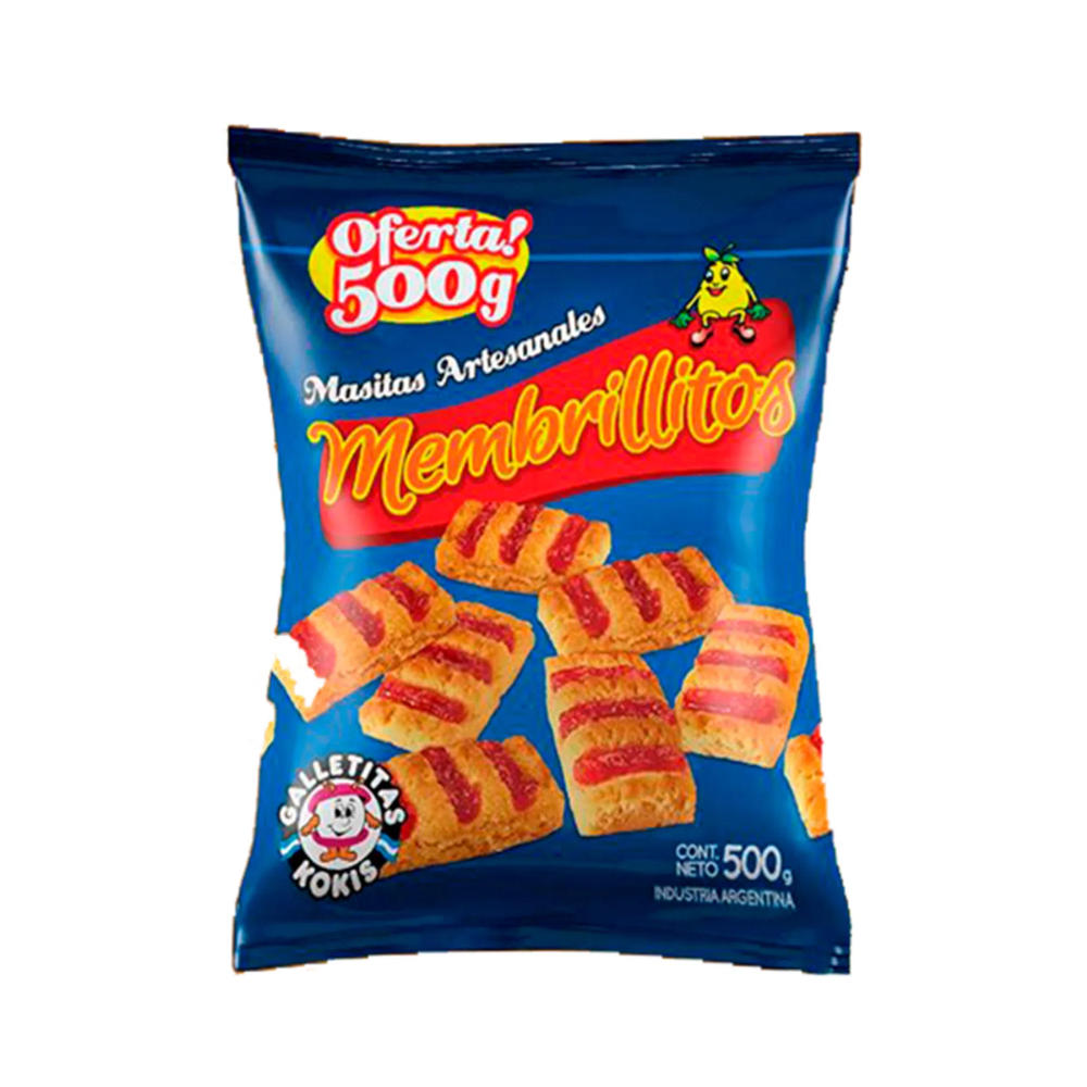 KOKIS GALLETITAS MEMBRILLITOS 8X500G - Golozinas Luján
