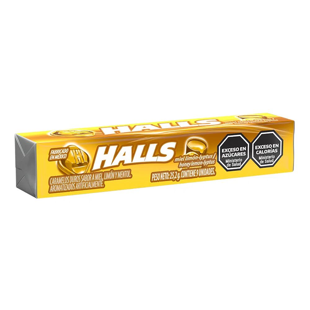 HALLS MIEL X12U - Golozinas Luján