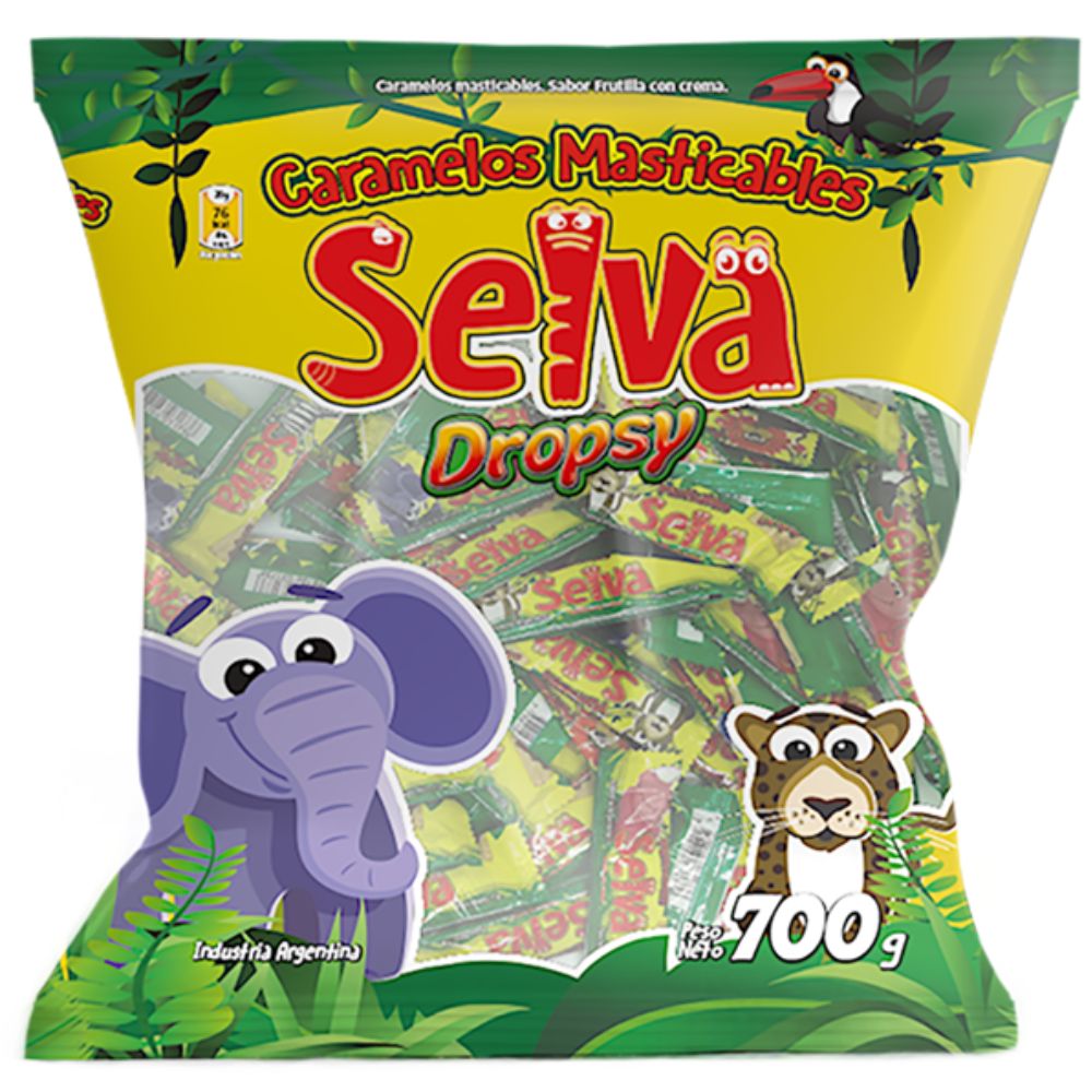 CARAMELOS DROPSY SELVA 12X700GR - Golozinas Luján