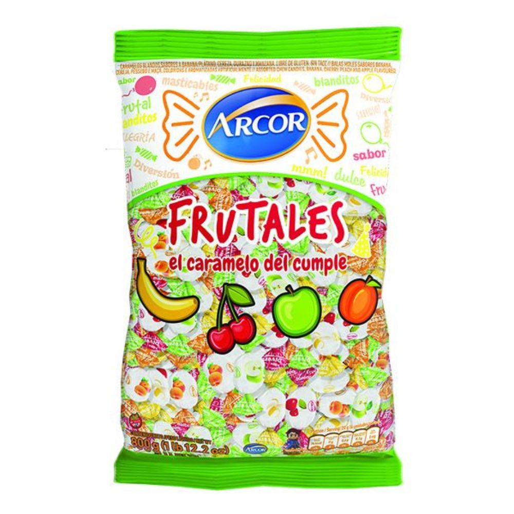 CARAMELOS ARCOR MASTICABLES FRUTA 10X880G - Golozinas Luján