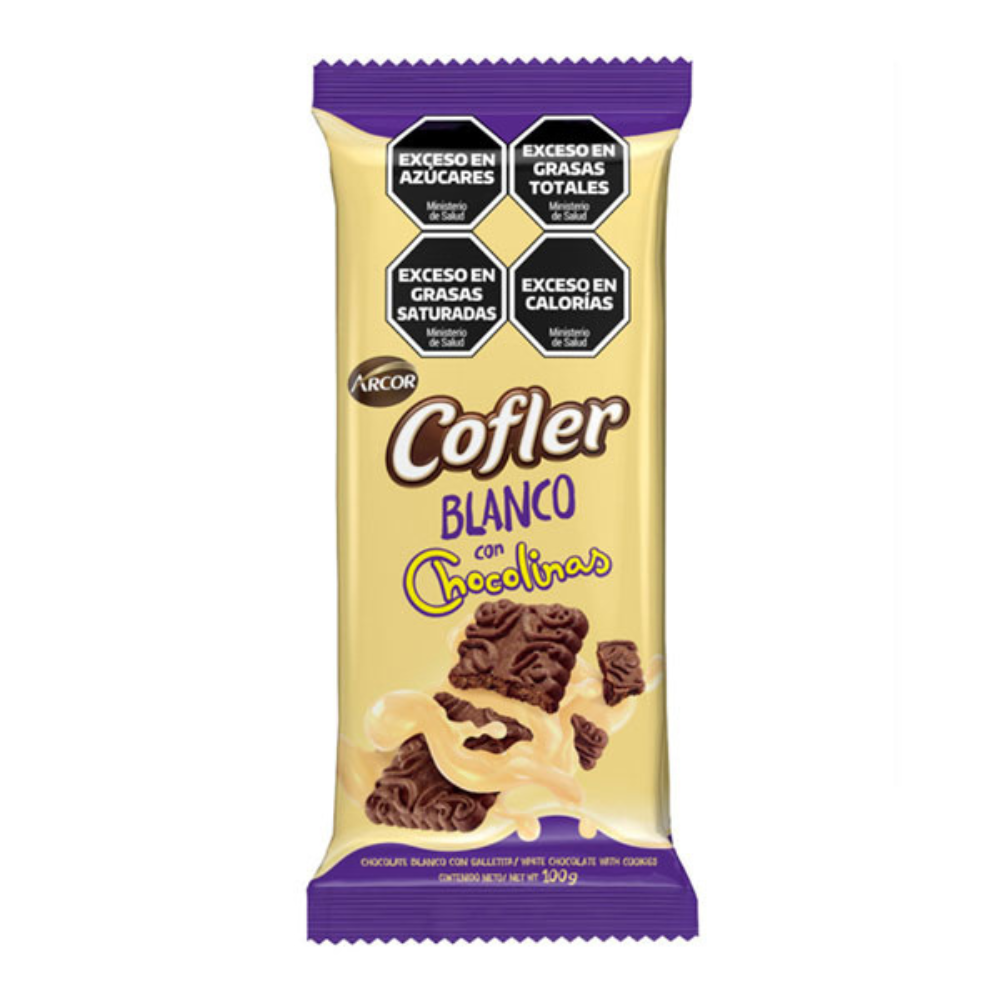 CHOCOLATE COFLER MACIZO CHOCOLINA 12X100G - Golozinas Luján