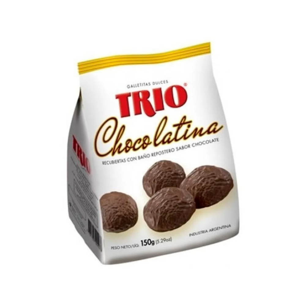 TRIO GALLETITAS CHOCOLATINA 20X150G - Golozinas Luján