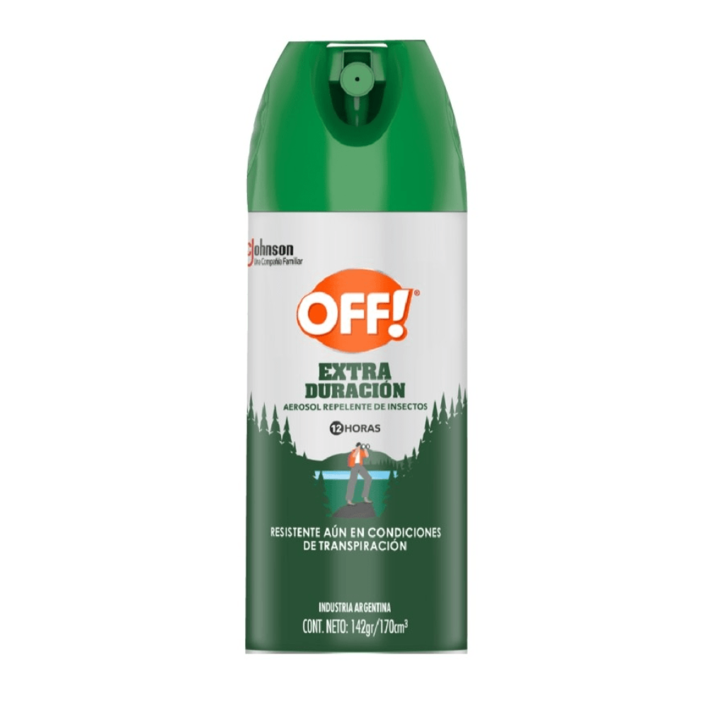OFF REPELENTE AEROSOL EXTRA DURACION X170CC - Golozinas Luján