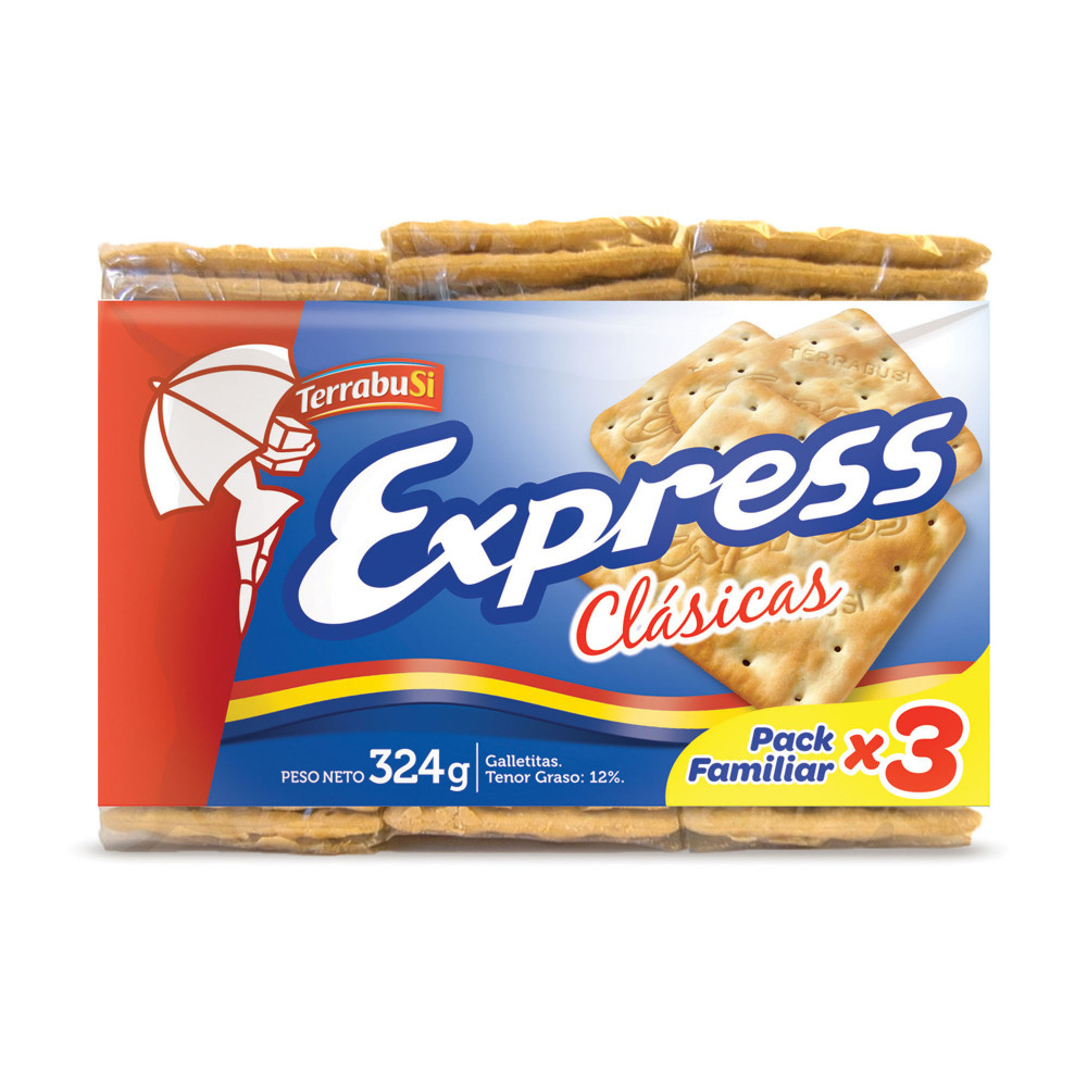 GALLETITAS EXPRESS TRIPACK 15X303G - Golozinas Luján