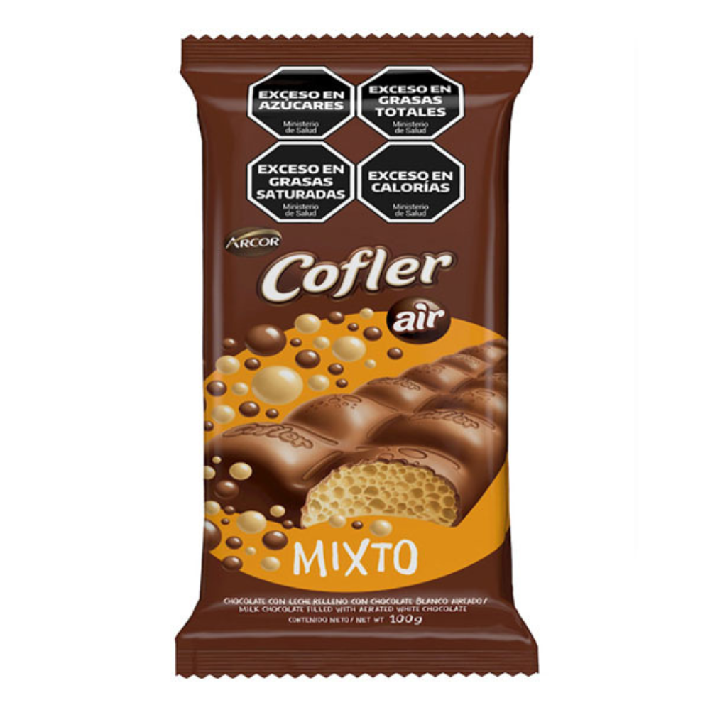 CHOCOLATE COFLER AIR MIXTO 12X100G - Golozinas Luján