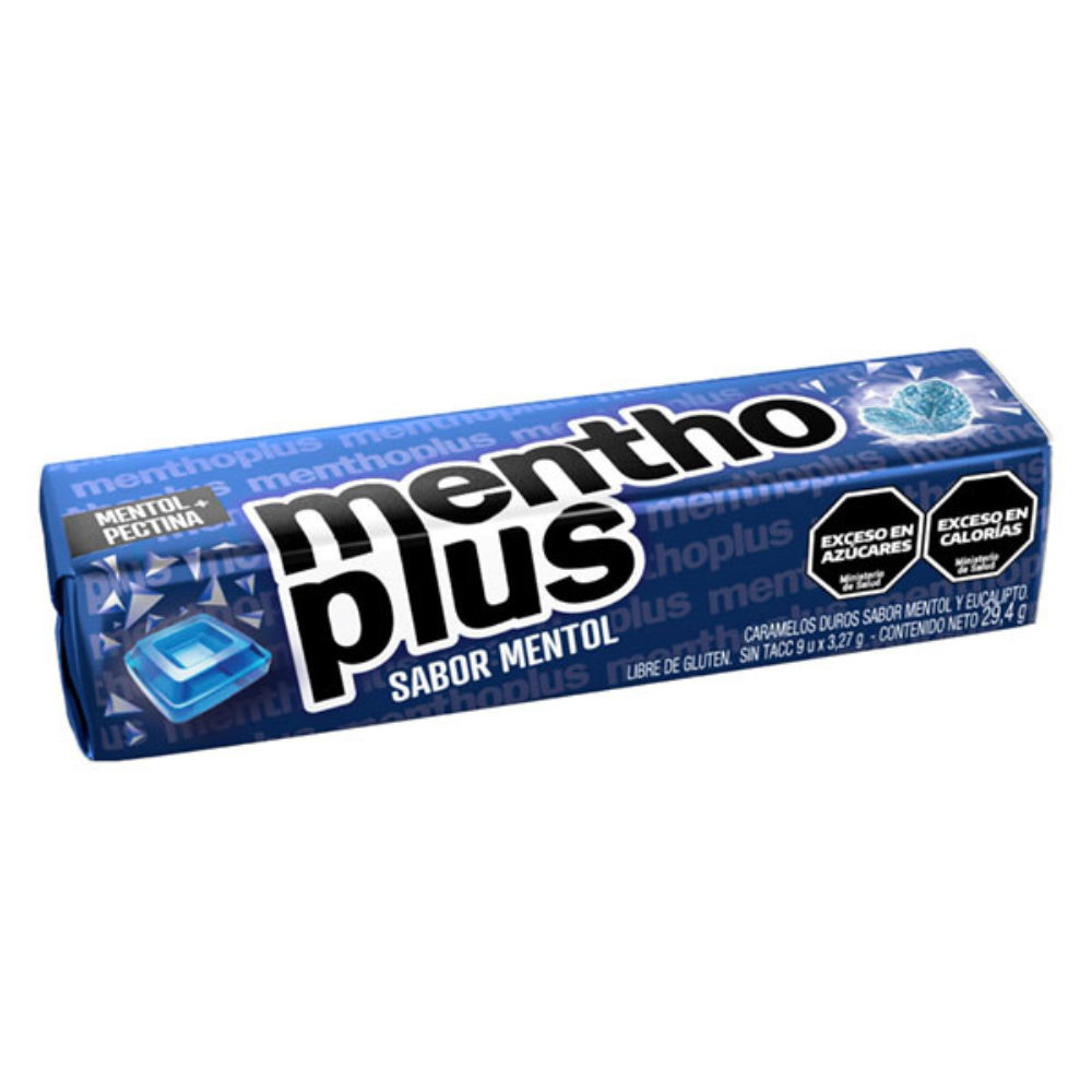 PASTILLAS MENTHOPLUS MENTOL X12U - Golozinas Luján