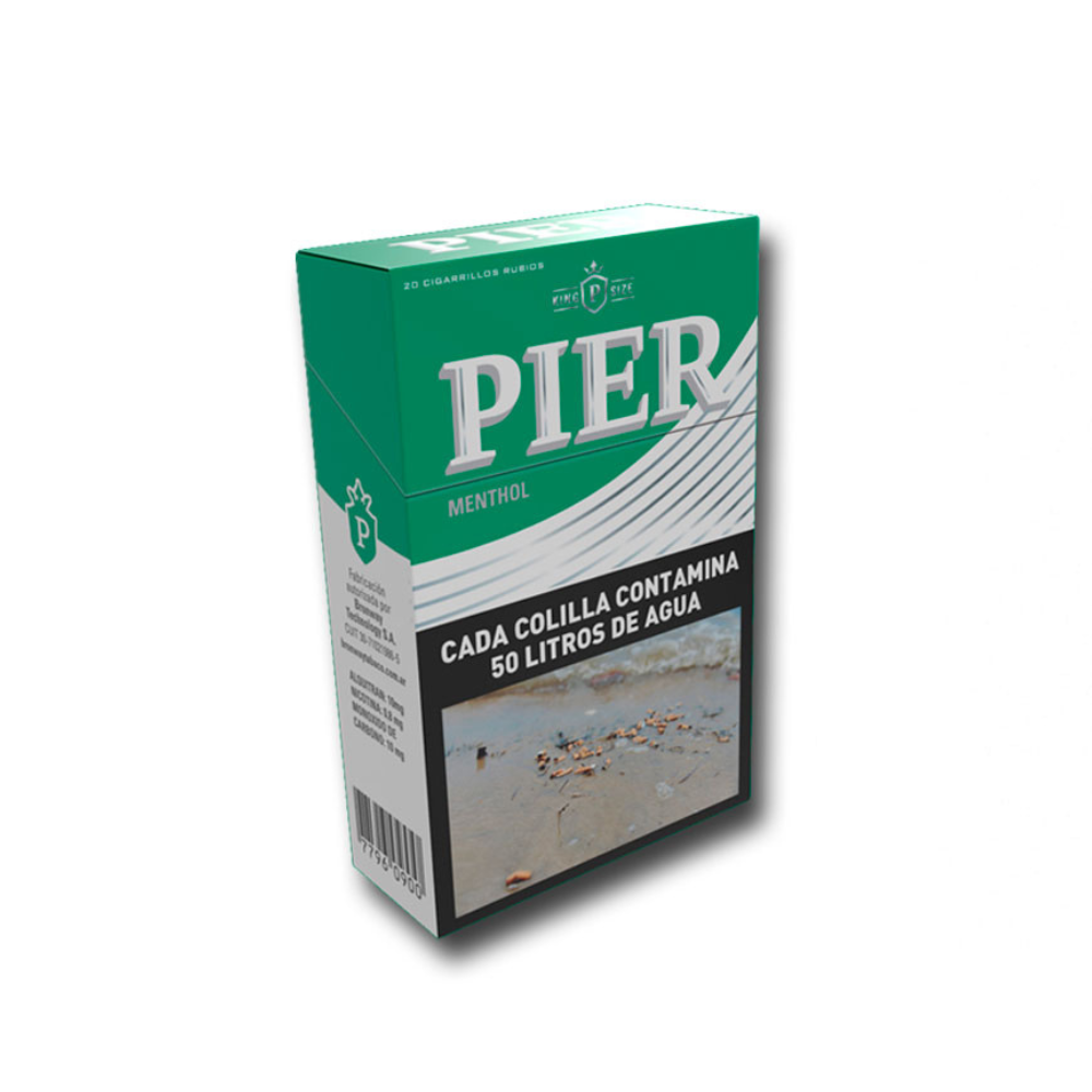 CIGARRILLOS PIER BOX VERDE X20 - Golozinas Luján