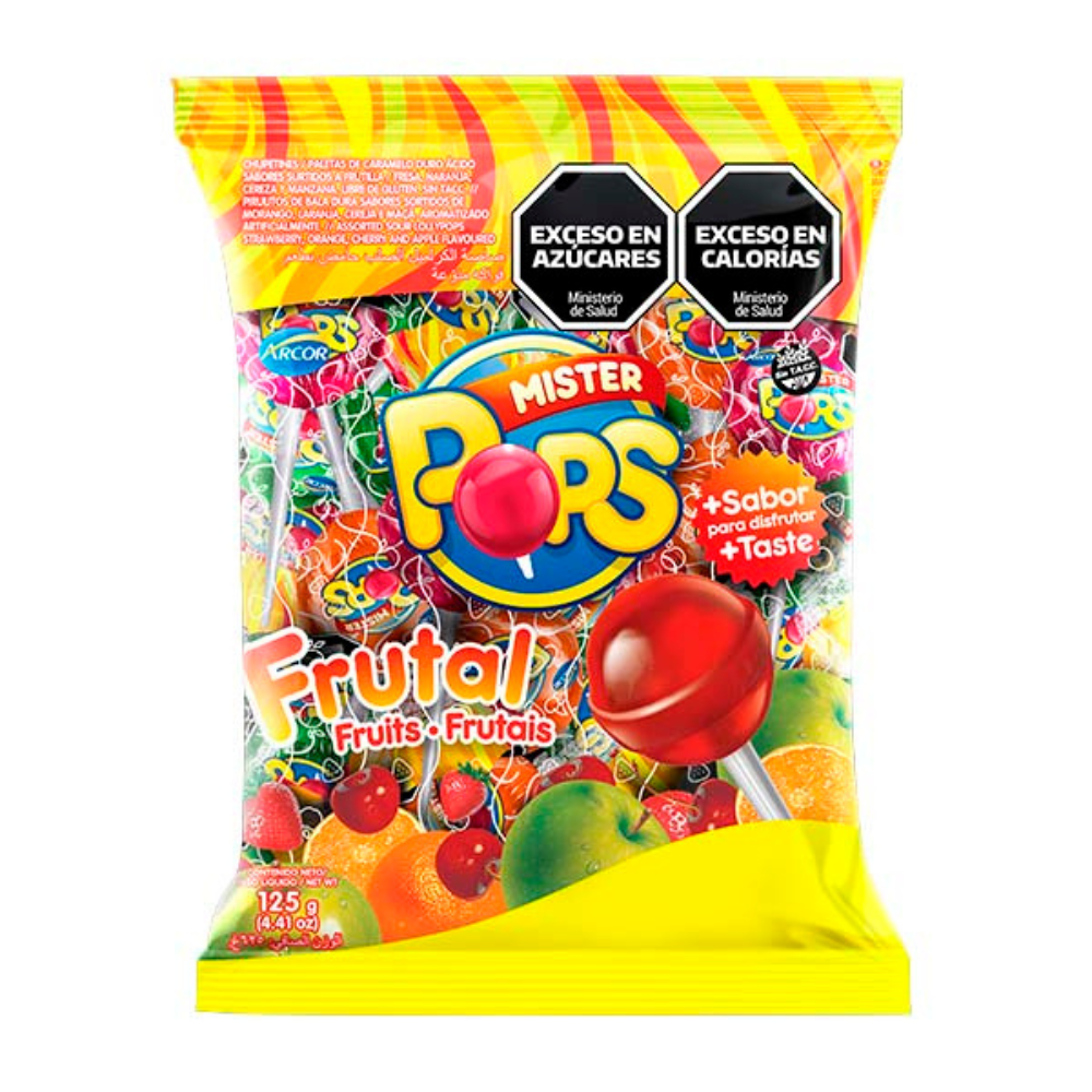 CHUPETIN MR POPS FRUTAL X50U - Golozinas Luján
