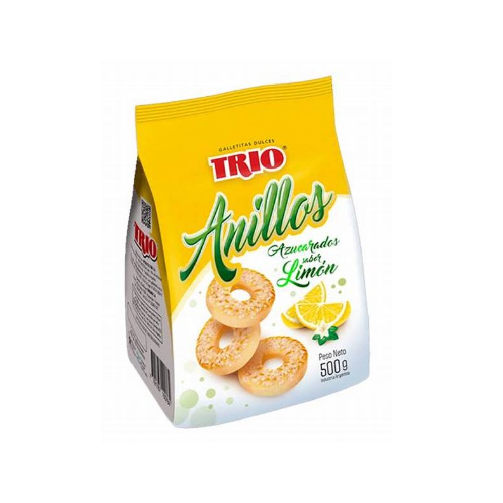 GALLETITAS TRIO ANILLOS LIMON 10X500G - Golozinas Luján
