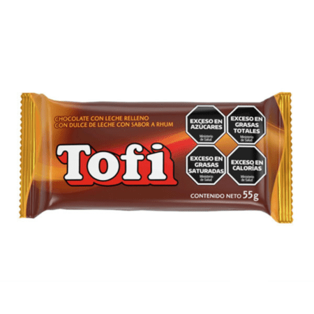 CHOCOLATE TOFI NEGRO 15X55G - Golozinas Luján