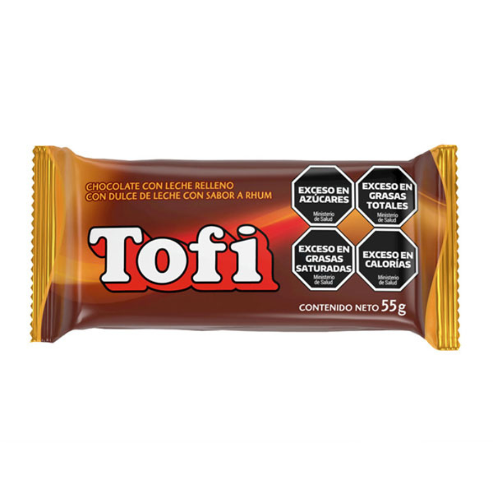 CHOCOLATE TOFI NEGRO 15X55G - Golozinas Luján