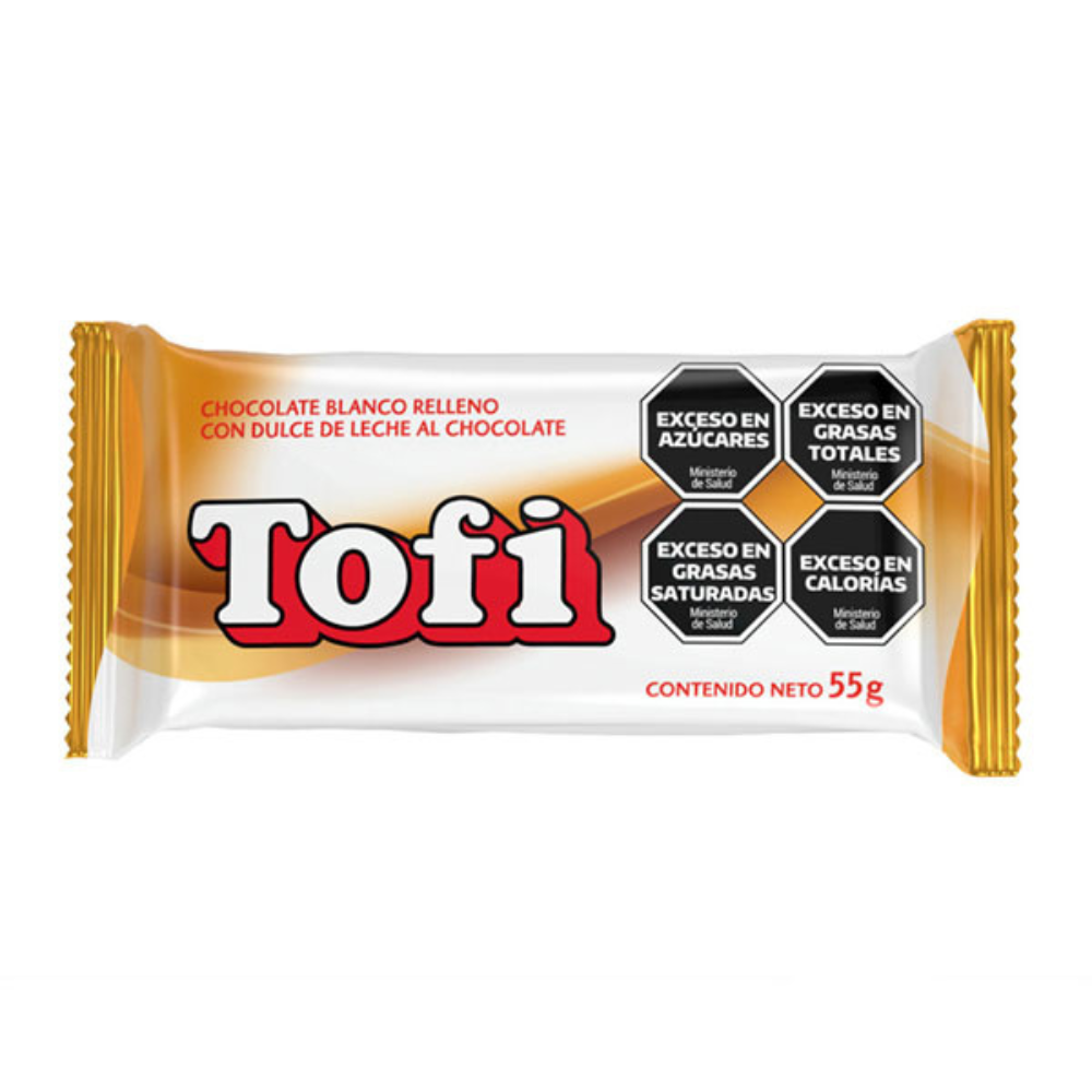 CHOCOLATE TOFI BLANCO 15X55G - Golozinas Luján