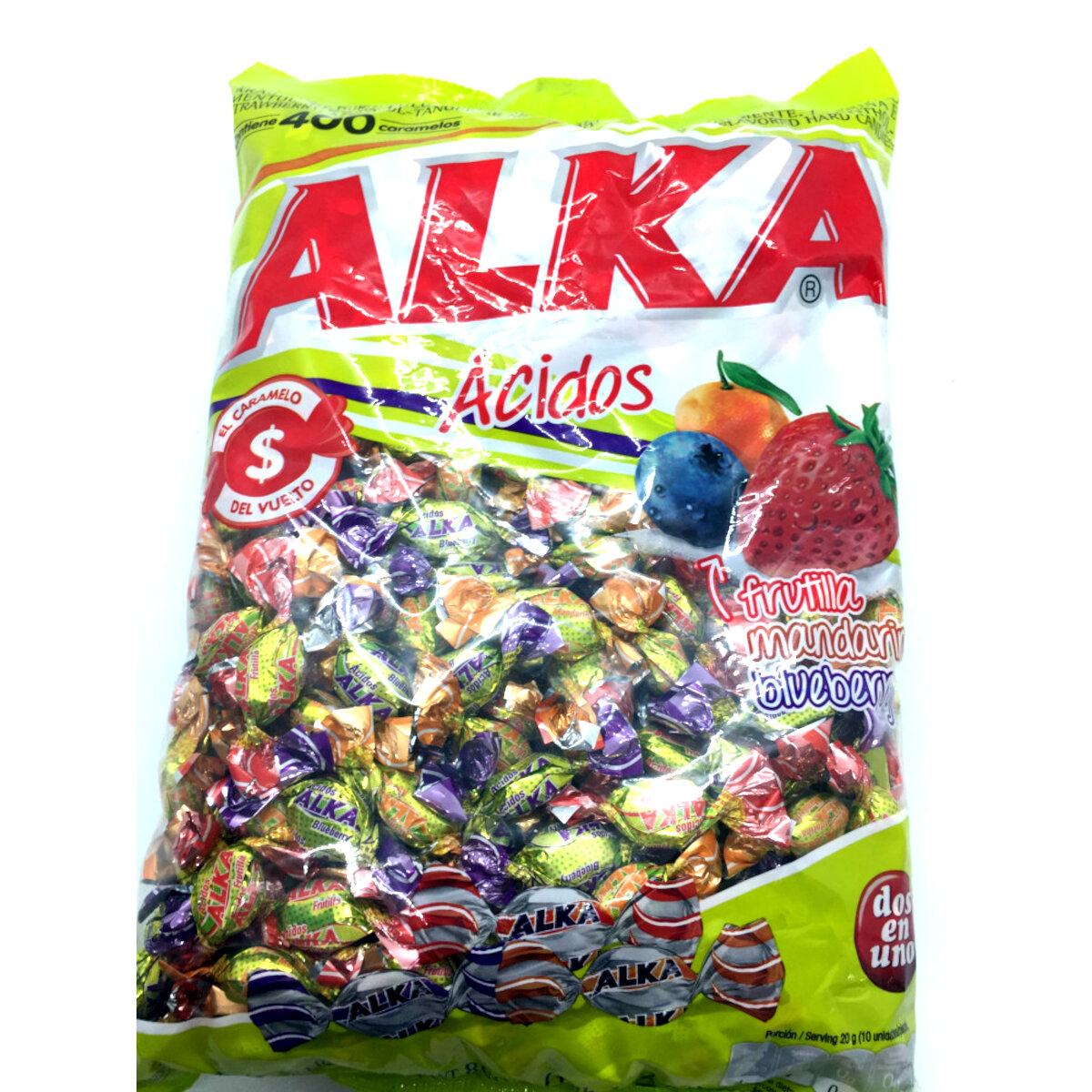 CAR ALKA ACIDOS 400u X 800 GRS. - Golozinas Luján