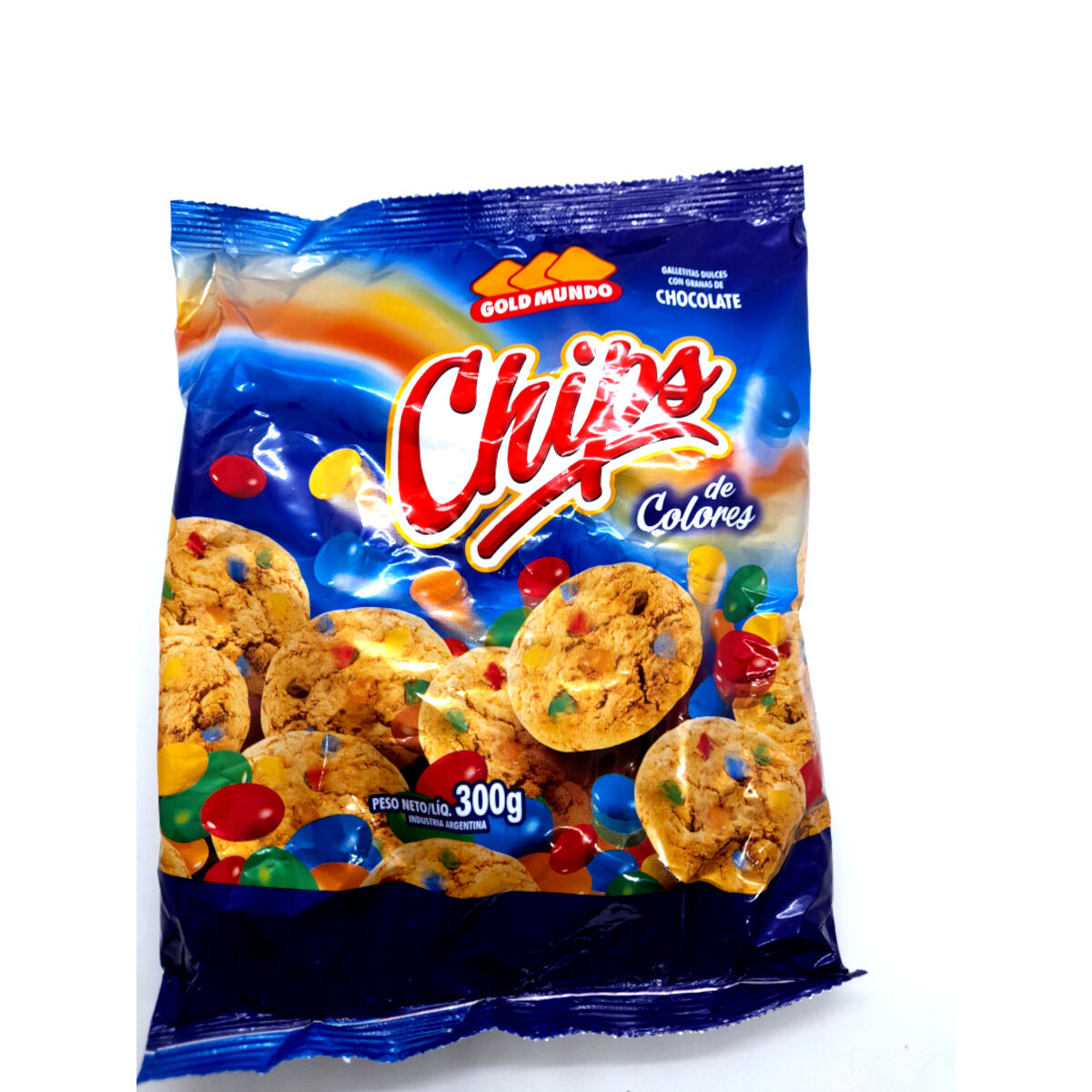GALL GOLD MUNDO CHIPS COLOR 300G - Golozinas Luján
