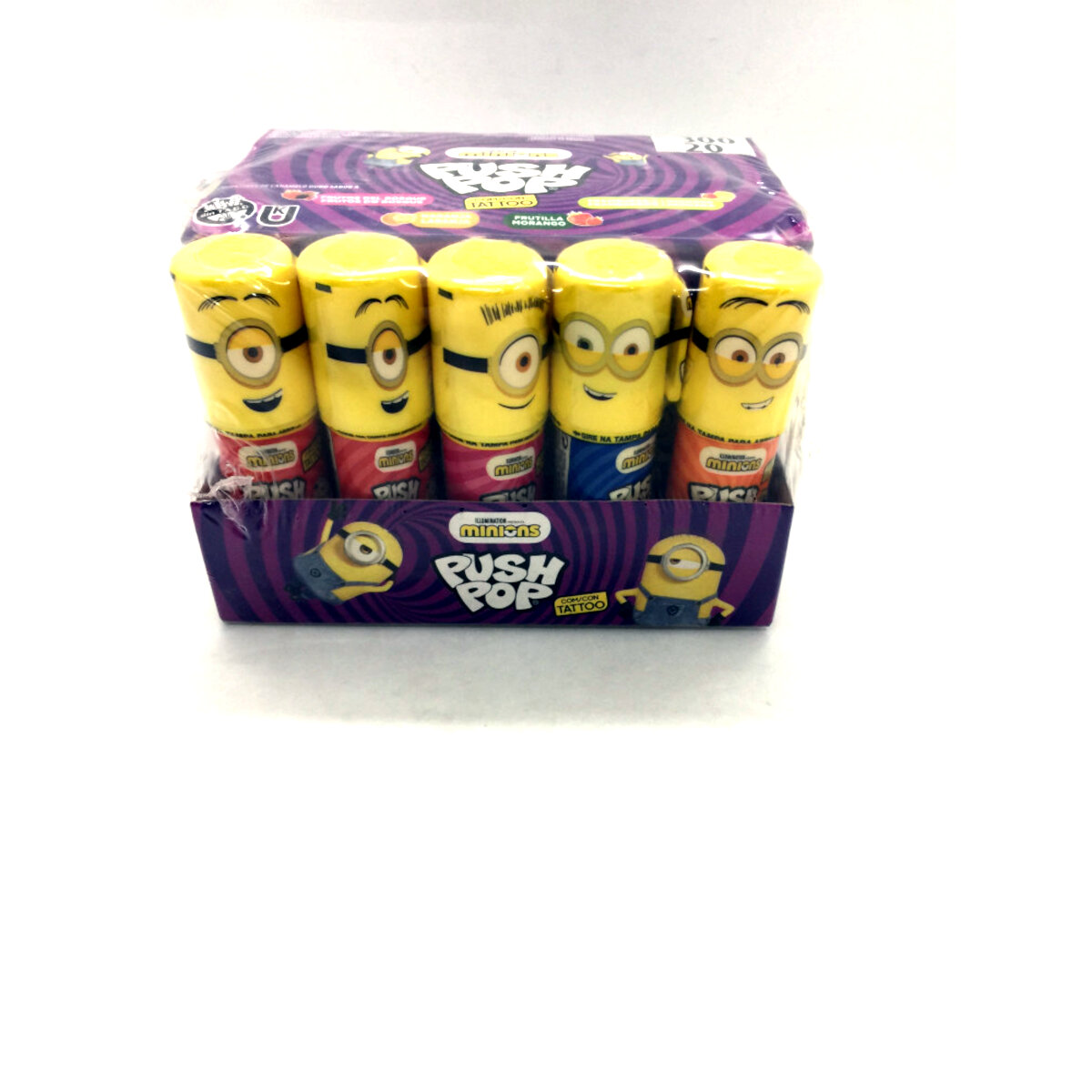 CHUP PUSH POP MINIONS X20U - Golozinas Luján